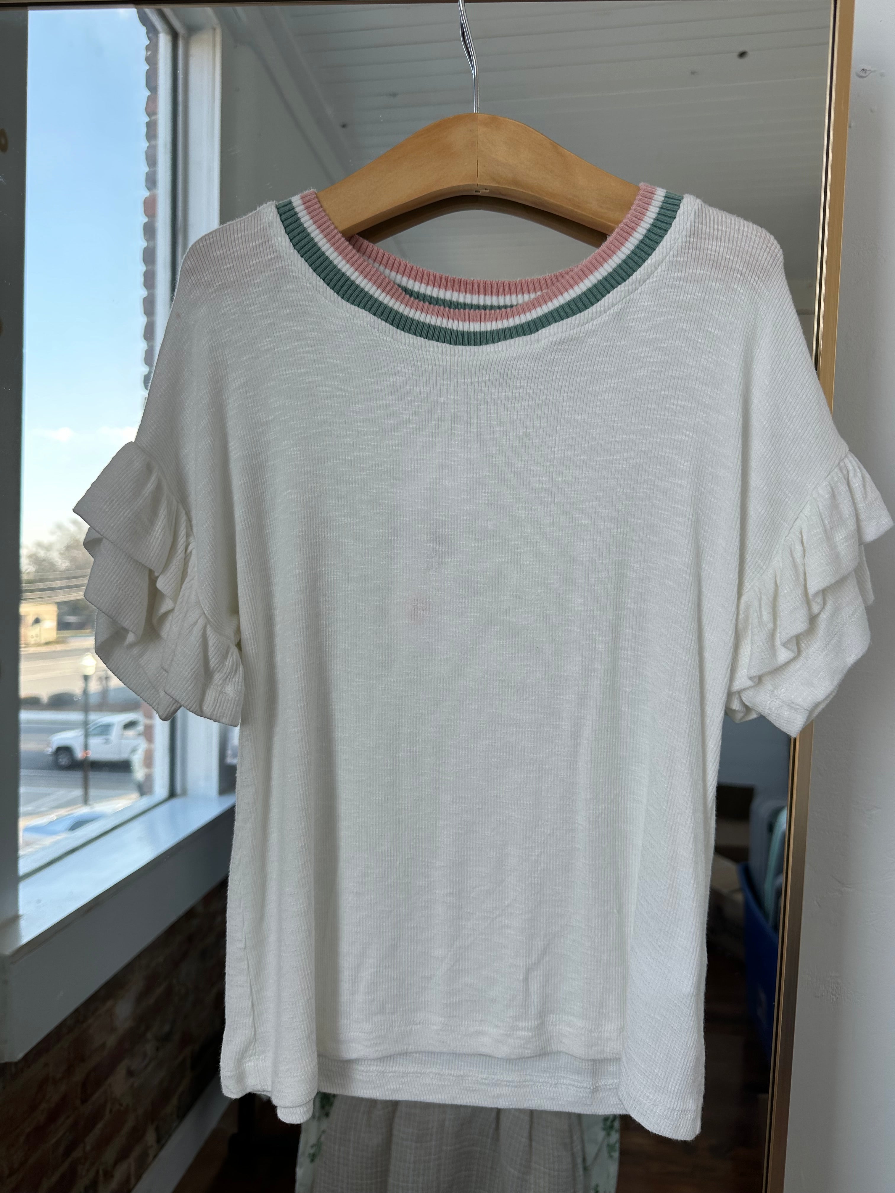 Maxine Girls Top - Off White – Ada Faye